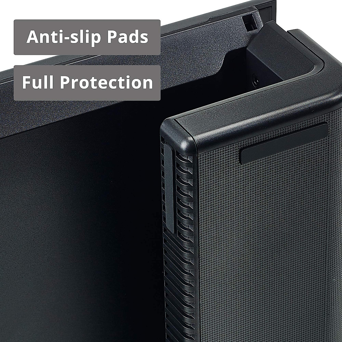 SIIG Computer Monitor and Laptop Stand Riser with USB Ports Width Adjustable on Both Sides - Support up to 55lbs (CE-MT2Q12-S1)