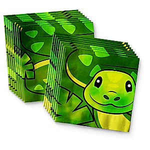 Snake Birthday Party Supplies Set Plates Napkins Cups Tableware Kit for 16