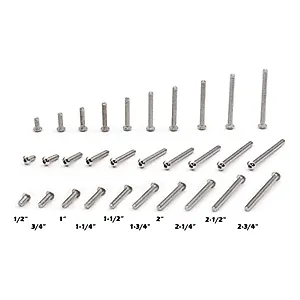 1/4-20 x 1/2" Button Head Socket Cap Bolts Screws Kit | 304 Stainless Steel | Fully Threaded | Allen Hex Drive | HEX Head L Key HEX Bit | Allen Wrench Included Pack of 25, Milliontronic