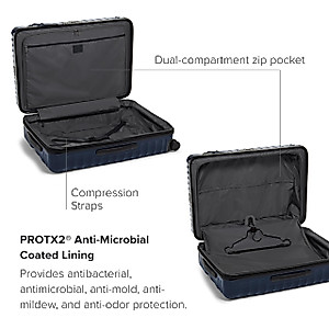 TUMI - 19 Degree Extended Trip Expandable 4 Wheeled Packing Case - Hard Shell Suitcase - Roller Suitcase Checked Bag - Navy