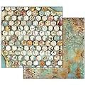 Stamperia Double-sided Paper Pad 12"x12" 10/pkg-time Is An Illusion, 10