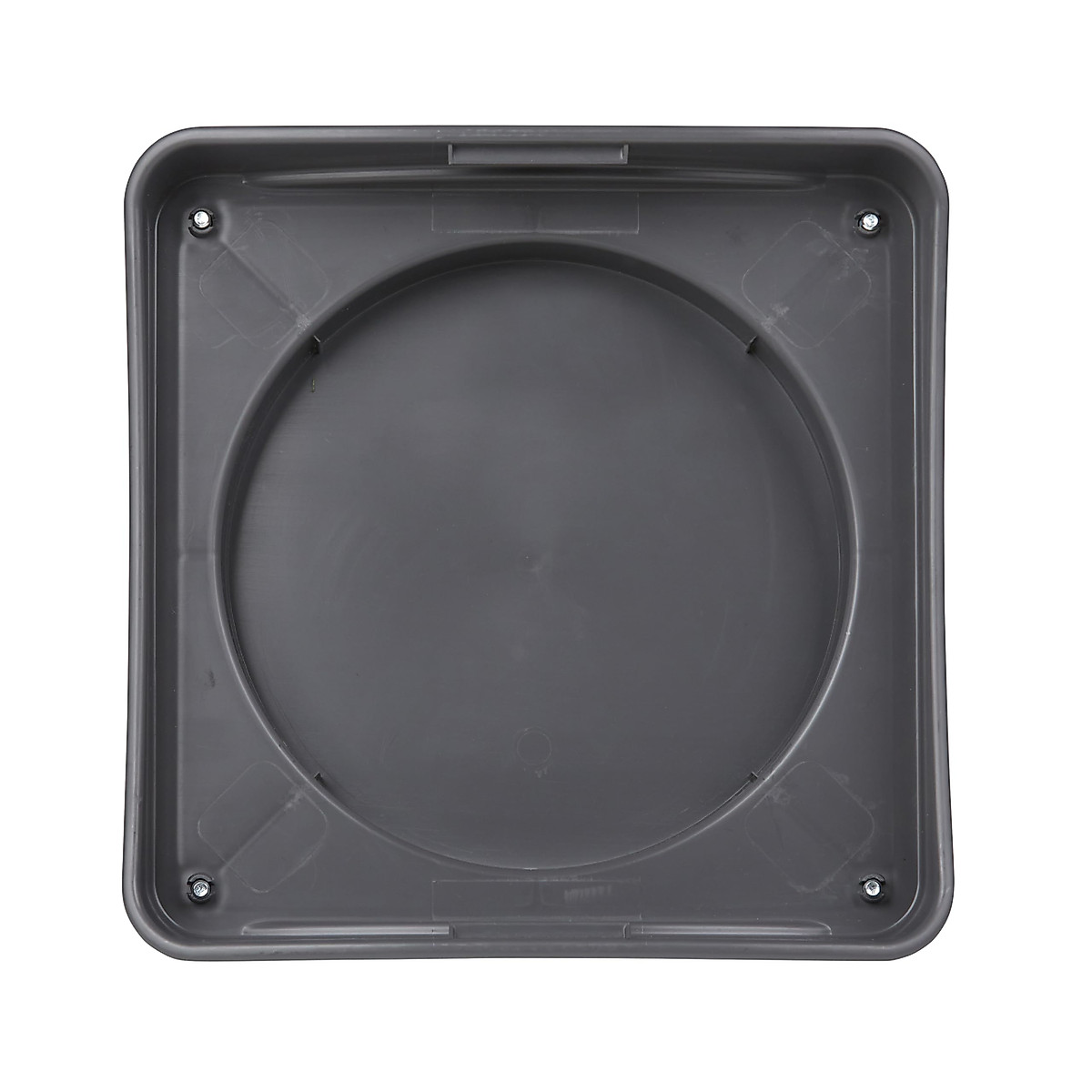 Mighty Tuff Rolling Dolly, Made in USA, Gray, Heavy Duty Plastic Utility Cart with 360 Degree Wheels for Mighty Tuff Pet Food Storage and 5 Gallon Buckets