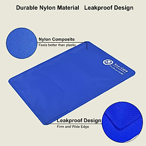 Koo-Care Large Flexible Gel Ice Pack for Injuries Reusable Hot Cold Compress - Fit for Shoulder Arm, Back, Hip, Knee, Shin, Foot Pain Relief, Swelling, Physical Therapy (L, 11" x 14") Pack of 2