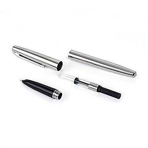 5pcs JINHAO 911 Stainless Steel EF Nib Classic Fountain Pens Set Of 5