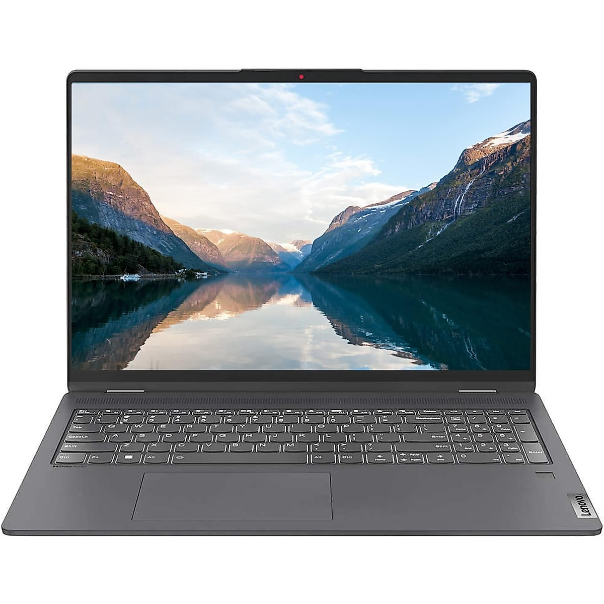 Lenovo 2023 Flex 5 16" 2.5K WQXGA (2560 x 1600) 2-in-1 Touchscreen Laptop, 12th Gen Intel 10-Core i7-1255U, 16GB RAM, 2TB PCIe SSD, Backlit KB, Fingerprint, WiFi 6, BT 5.0, Windows 11, w/Battery