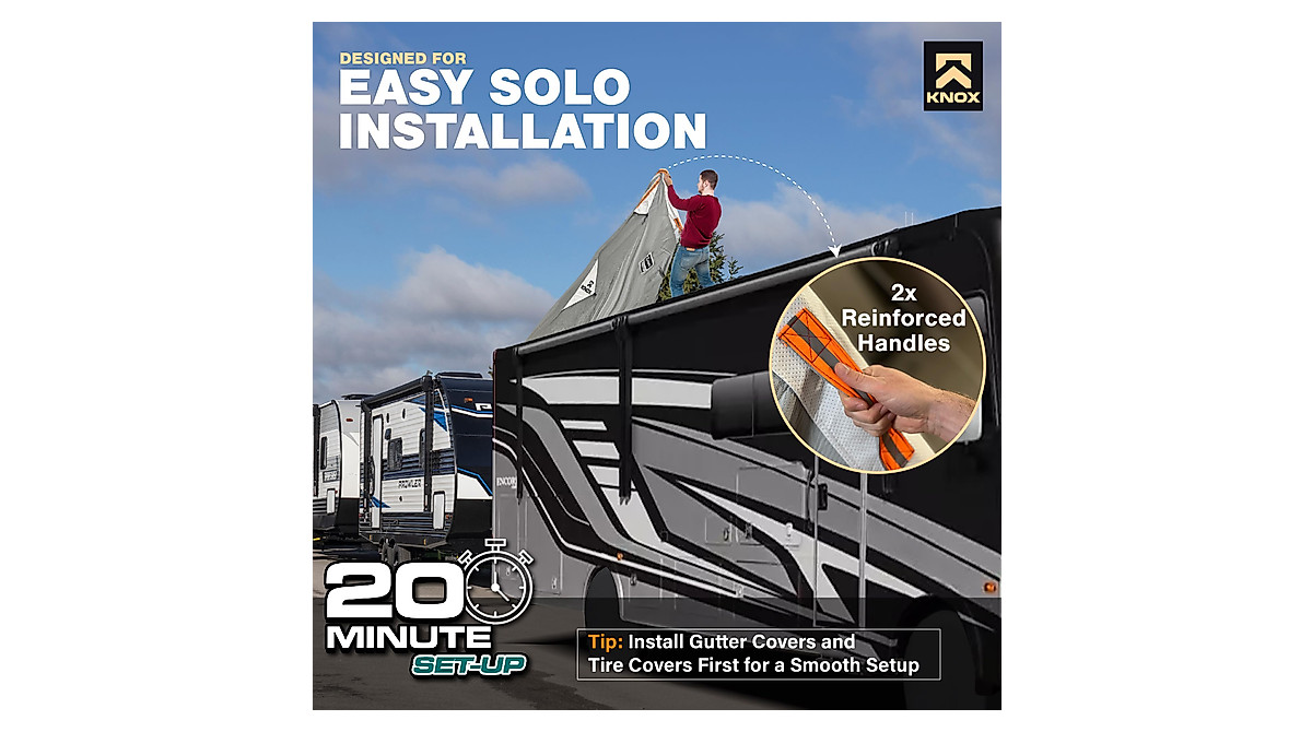 Premium 3rd Gen Motorhome RV Cover - Class A Protection