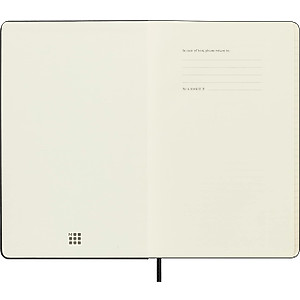 Moleskine Classic Notebook, Hard Cover, Large (5" x 8.25") Ruled/Lined, Black, 240 Pages
