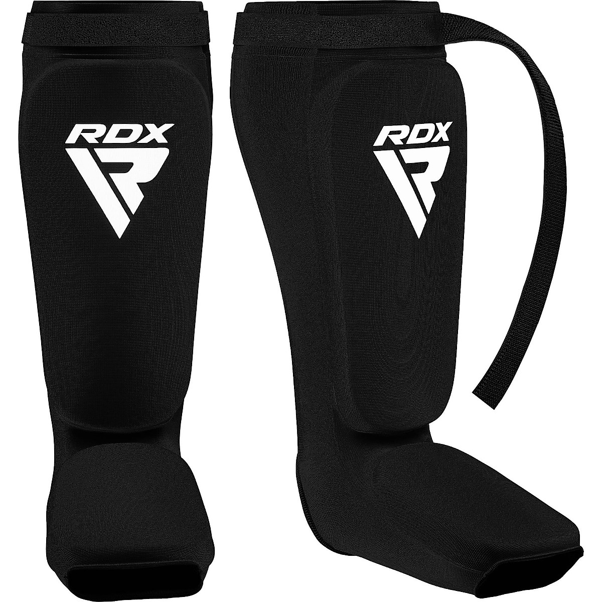 RDX Shin Guards Kickboxing Muay Thai, SATRA Approved, MMA Leg Instep Protection Pads