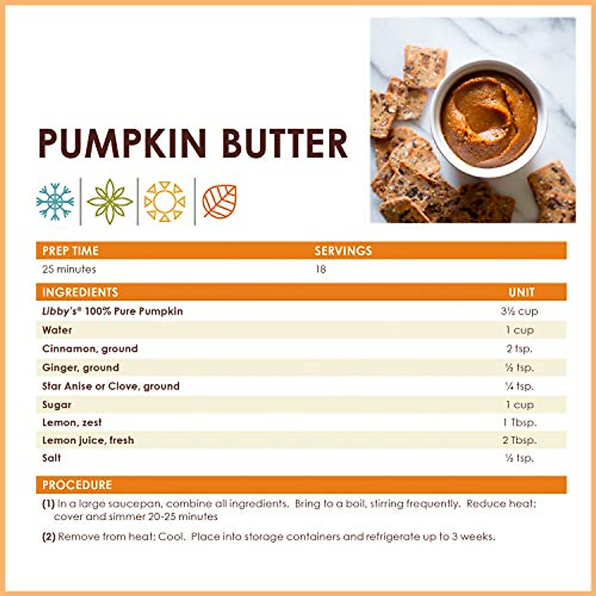 Libby's Pumpkin Pie, Thanksgiving and Holiday Desserts, Pumpkin Pie Filling, 100% Pure Pumpkin, Bulk, 6 lb 10 oz Can