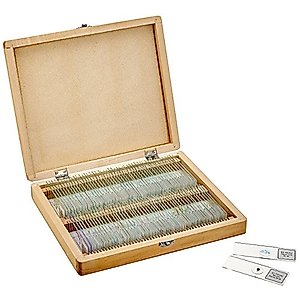 Celestron 44412 Prepared Microscope Slides (100-Piece Set)