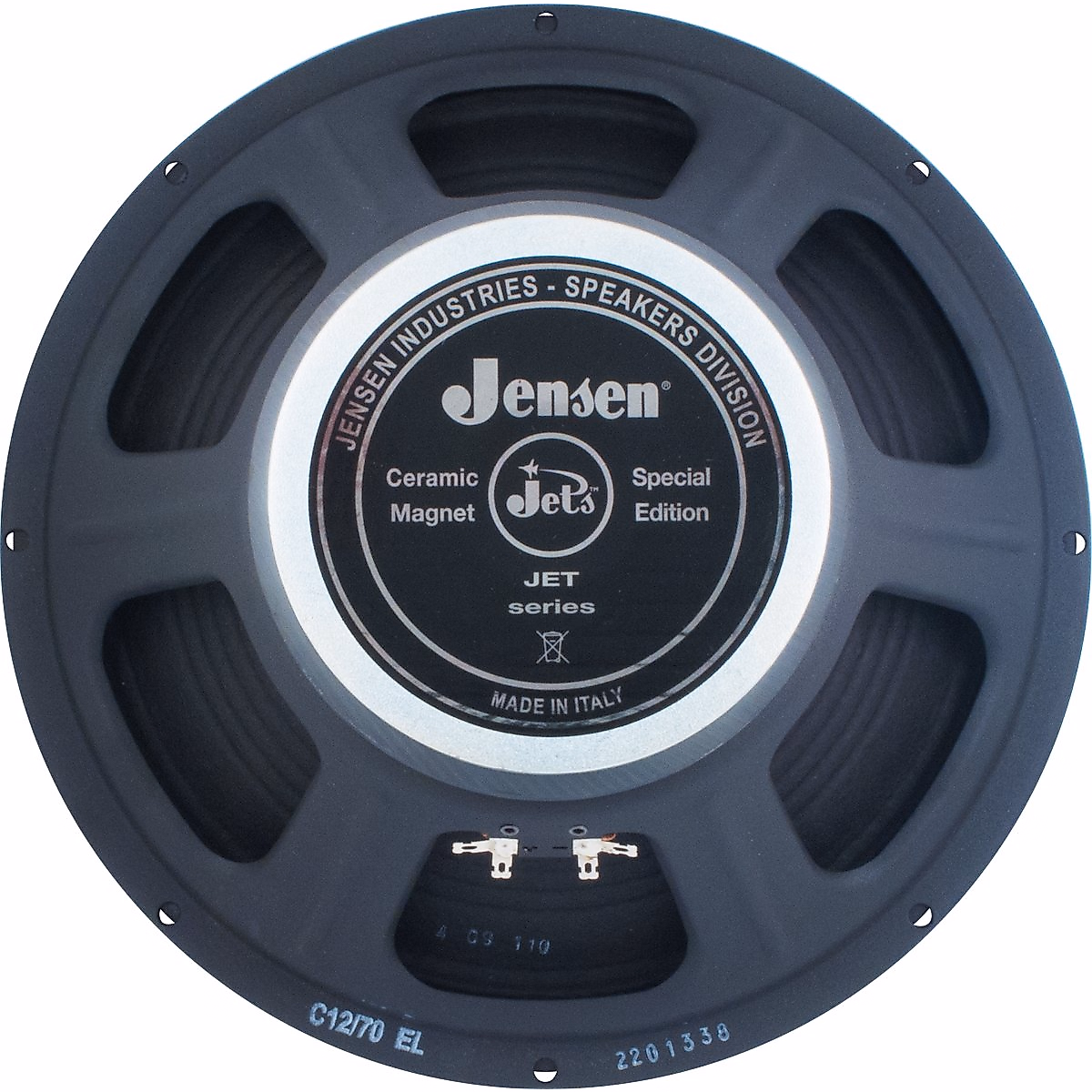 Jensen Jet Electric Lightning 12" 75 Watt Guitar Speaker, 16 Ohm