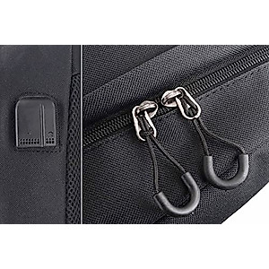 Roffatide Anime Backpack Book Bag Laptop School Bag with USB Charging Port and Headphone Port