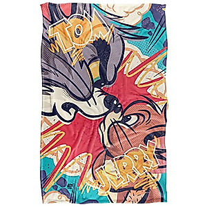 WB 100: Blanket, 36"x58" Jappy Agoncillo Tom and Jerry Silky Touch Super Soft Throw Blanket