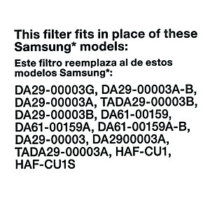 HDX FMS-1 Replacement Water Filter / Purifier for Samsung Refrigerators (2 Pack)