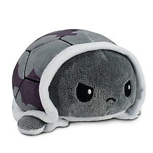 TeeTurtle - The Original Reversible Turtle Plushie - Rainbows - Cute Sensory Fidget Stuffed Animals That Show Your Mood 3.5 inch