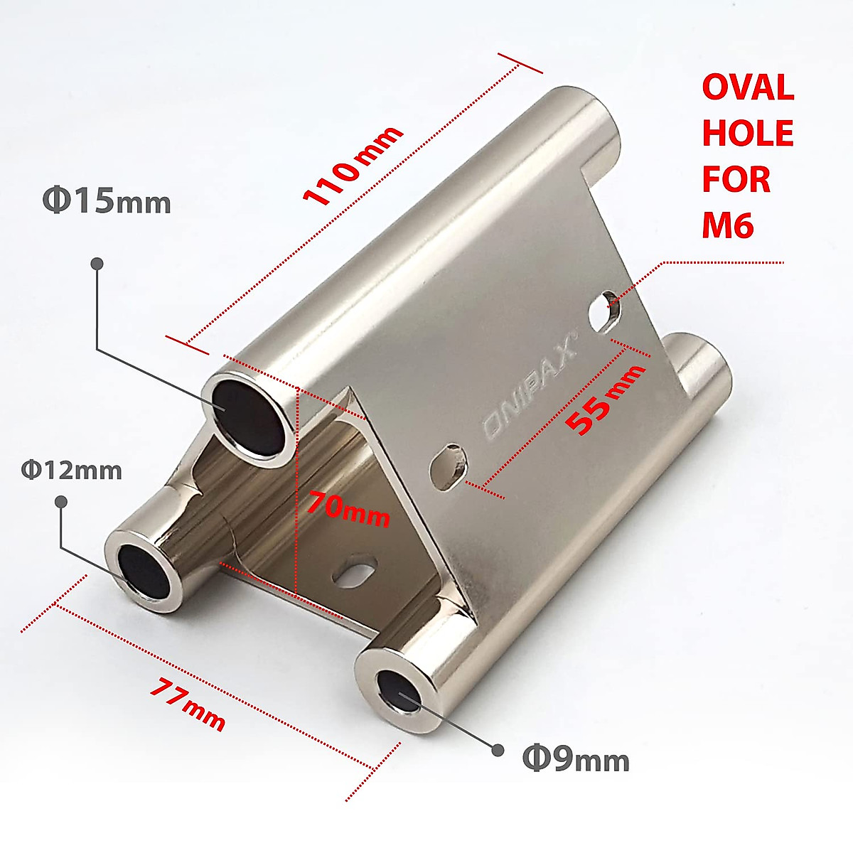 ONIPAX Triangle Bike Fork Mount Hitch Rack ; for 15mmx110mm, 12mmx110mm, 9mm x110mm