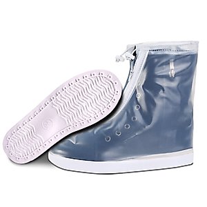 Shiwely Shoes Cover Waterproof Sand Control Non-Slip Shoes Cover Reusable Rain Snow Boots Overshoes for Cycling Outdoor Camping Fishing Garden Travel Women Men (XL(Women 7.5-9 Men 5.5-7), White)