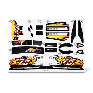 Metal Machines Speed Heroes (Red) by Zuru, 20+ Surprises, Build Your own Car, Two Bodies, Lights & Sounds, Slime