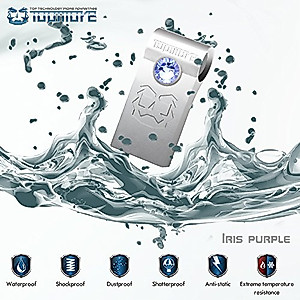 TOPMORE ZJ Series USB3.0 Flash Drive decorated with leather braided bracelet Flash Disk Fashion High speed Memory Stick (64GB, Purple)