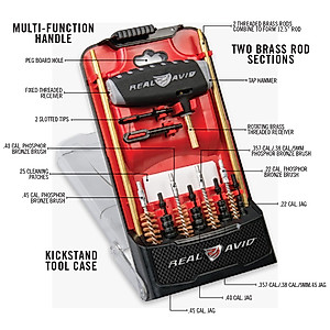 Real Avid Pro Pack for Glock | Glock Accessories Kit Includes 19x16 Gun Cleaning Mat, Multi-Caliber Handgun Cleaning Kit, 2-in-1 Tool for Glock Sights & Pins + Glock Magazine Tool | Gun Cleaning Kit