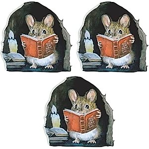 3D Mouse Hole Realistic Wall Sticker,Mouse in a Hole Wall Decal Fun Art,Home Decor,Vinyl,for Living Room Nursery Bedroom Kids Room Wall Decoration Kids Home Wall Decorations