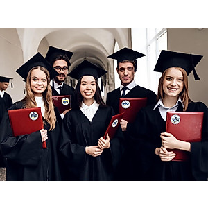 WhatSign 36Pcs Class of 2024 Graduation Stickers Labels 1.5" Graduation Gift Tags Stickers Graduation Presents Labels Stickers for Envelope Seal Cards Boxes Gift Wrap Party Favors Decorations