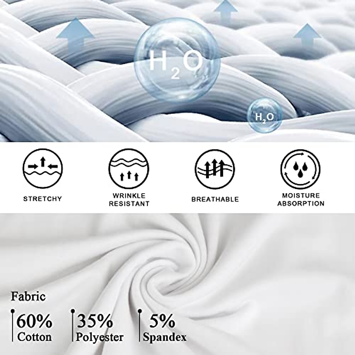 CEHT Mens Polo Shirts Short Sleeve Cotton Golf Polo Shirts for Men Slim Fit Casual Tops White