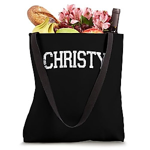 Vintage Personalized Name Classic Christy Tote Bag
