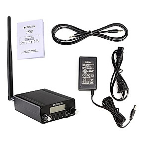 Retekess TR508 FM Transmitter for Church,FM Broadcast Transmitter,Long Range FM Radio Stereo Station with 3.5mm Mic Audio Jack for Drive in Movie,Parking Lot,Home,Library,Fcc Certified
