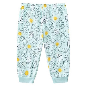 Disney Winnie the Pooh Baby Short Sleeve Bodysuit with Bib and Pants 3 Pack Set