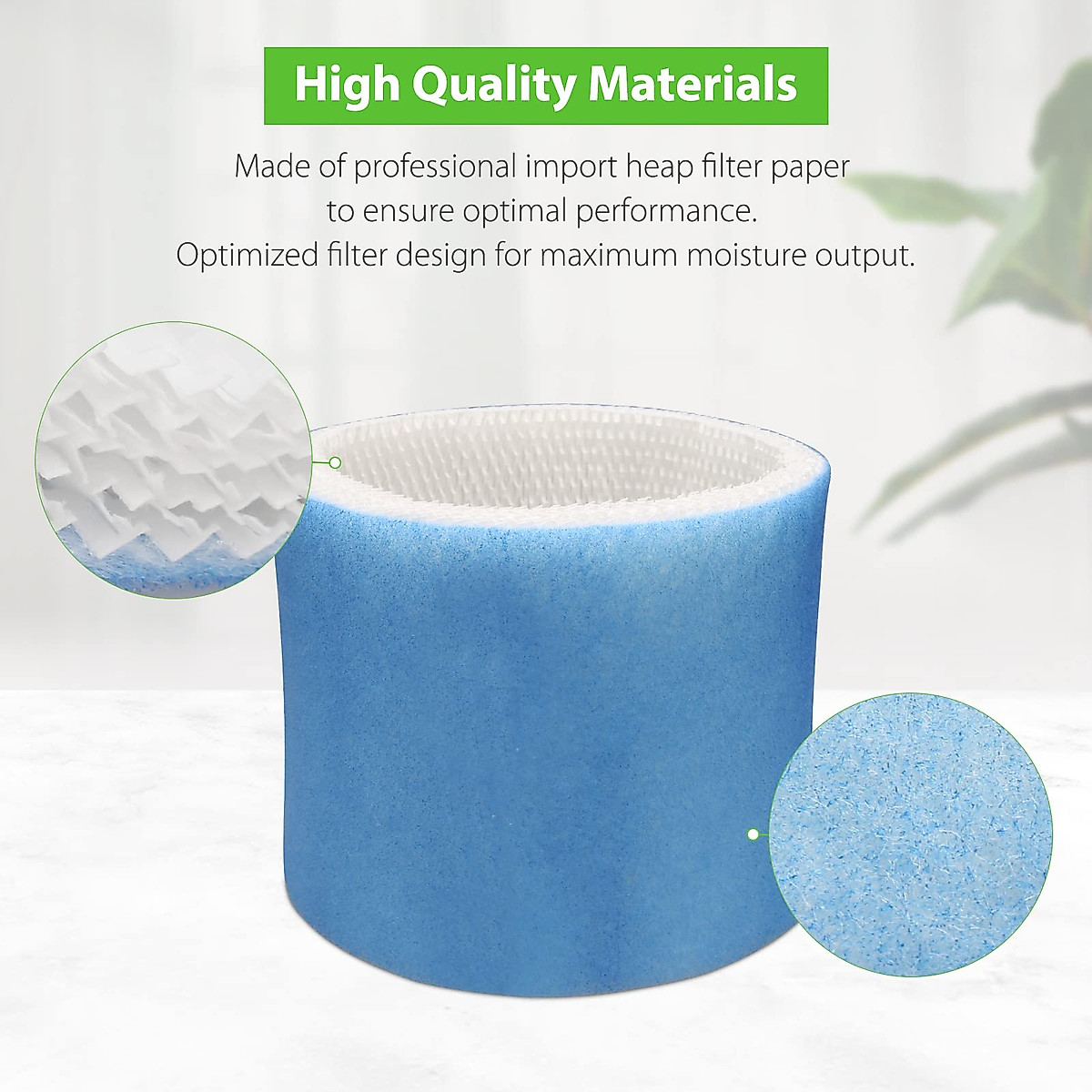Smilyan 3 Pack Upgraded Blue Mesh Treated Layer HC-14 Humidifier Replacement Wicking Filter E for Honeywell HCM-6009 HCM-6011 HEV680 HEV685 Series Humidifier, Part # HC-14V1 HC-14 HC-14N