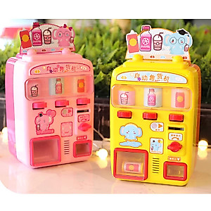 Toyvian Vending Machines Pretend 1 Set Simulation Play House Mini Mini Electronic Vending Juguetes Para Niños Frog Boy Girl Drinks Child Christmas Gifts Balloons Drink Machine Game