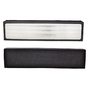 HQRP Filter Kit compatible with InvisiClean IC-7028 4 in 1 Full Size Tower model, 2pcs Cartridge Filters & 4-Pack Carbon Activated Pre-Filters