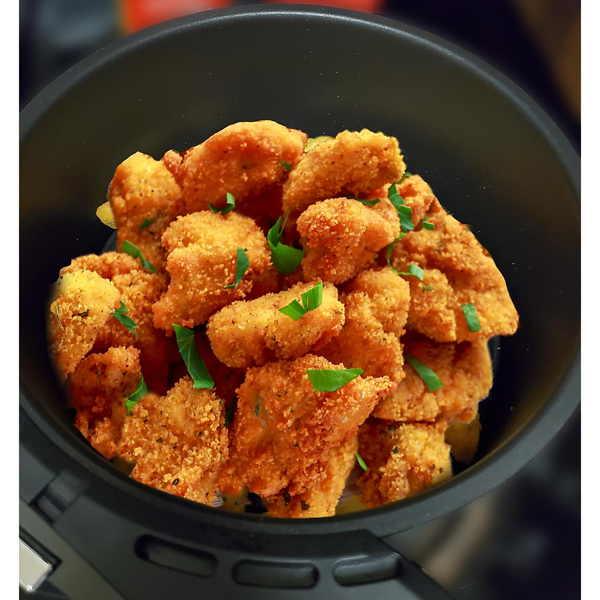 Replacement Air Fryer Basket for Ninja AF101 AF100 AF100C AF101BRN AF101C AF101NP AF101QAQ AF101QBK,Air Fryer Accessories and Replacement Parts,4QT Capacity