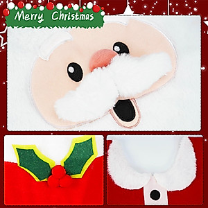 yungluner Christmas Bathroom Accessories Set Toilet Cover Rugs Tank Cover Paper Box Cover Create A Merry for Holidays Paper Box Cover
