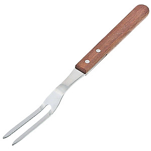 Update International WPF-13 Stainless Steel Pot Fork with Wood Handle, 13-Inch