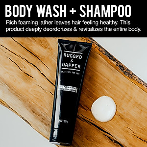 Mens Body Wash and Mens Shampoo - Tea Tree Body Wash Men Love - Dandruff Shampoo for Men - Acne Body Wash Shampoo - Anti Dandruff Shampoo for Men - Premium Men's Body Wash - Men's Shampoo