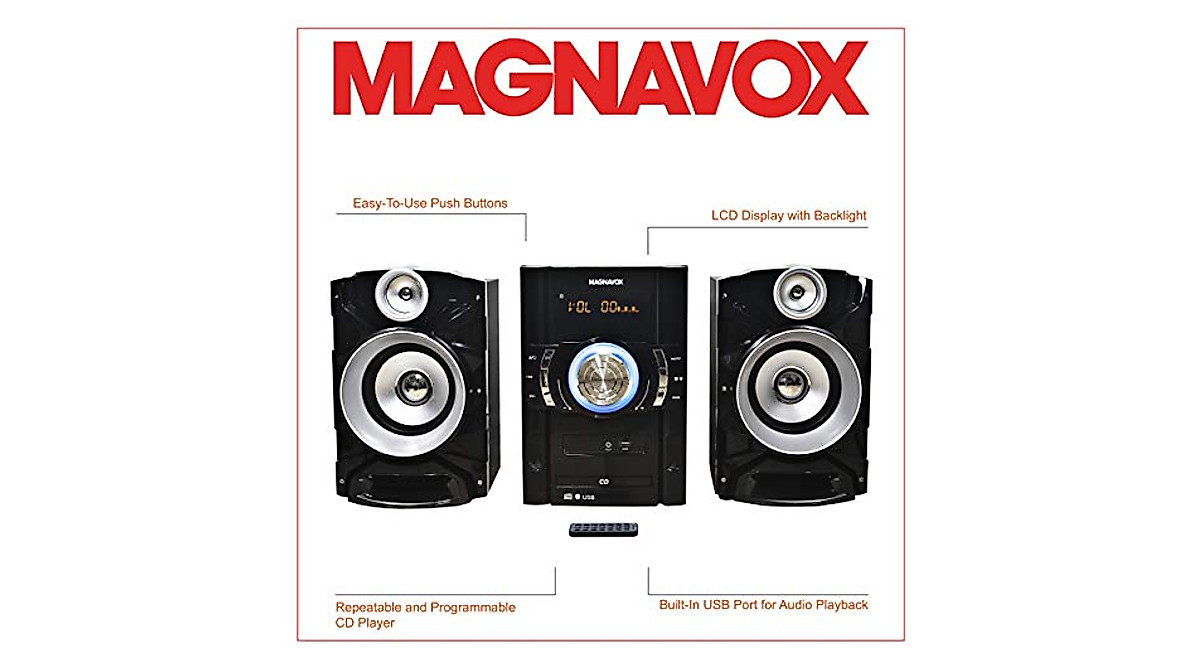 Magnavox MM440 Bluetooth CD Shelf System - Shop Now!