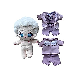 Oumelfs Plush Toy Angel Demon Dolls Figure Plush Plushies Stuffed Soft Pillow X-mas Kids Gifts 10in