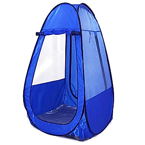 Sports Shelter Weather Tent Single Person Portable Pop Up Tent Pods Outdoor Rainproof & Windproof Double Doors for Watching Sport Events, Camping, Hiking, Fishing, Beach Tents Canopy