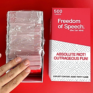 QUOKKA Freedom of Speech Card Board Game - Adult Edition - Fast-Paced | Guess The Word | Easy to Play - Party Game for Game Night