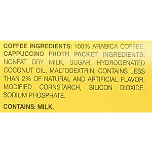 Gevalia Kaffe K-Cup and Froth Packets, 6 Count - Pack of 2 - (Cappuccino)