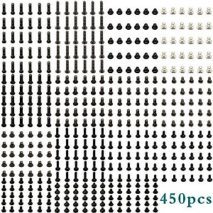 450pcs Laptop Notebook Computer Screw Replacement Kit Set with Screwdriver for IBM HP Dell Lenovo Samsung Sony Toshiba Gateway Acer Asus