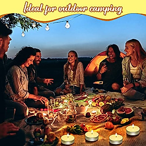 200 Pcs Scented Tea Lights Candles Vanilla Tea Candles, 4 Hour Long Burn Time White Small Candle for Christmas Home Wedding Party Holiday Dinner Table Decoration