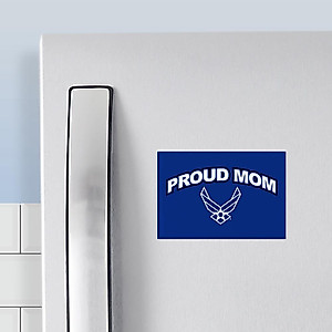 CafePress U.S. Air Force Proud Mom Rectangle Magnet, 3"x2" Refrigerator Magnet