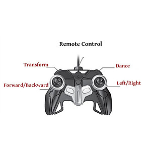 Surpass Remote Controlled Transformation Robot Shape-shift Action Figure, Remote Control Action Figure Model Car Toy for Kids, 1:14 Proportion Bumblebee (1:14 Proportion Big Size)