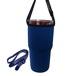 Tumbler Carrier for Stanley 30oz, Carrier Holder Pouch for 30 oz Insulated Tumbler Coffee Cup, Tumbler Carrier with Strap