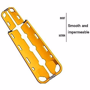 Youyaa Portable Travel Size Patient Transport Adjustable Light Weight Immobilization Board Folding Scoop Stretcher, EMS Medical Folding Emergency for Hospital Clinic Home Sports