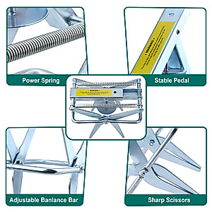 POlAFLEX Mole Traps,Easy Setup Mole Traps That Kill The Best,Reusable Mole Scissors Trap for Lawn