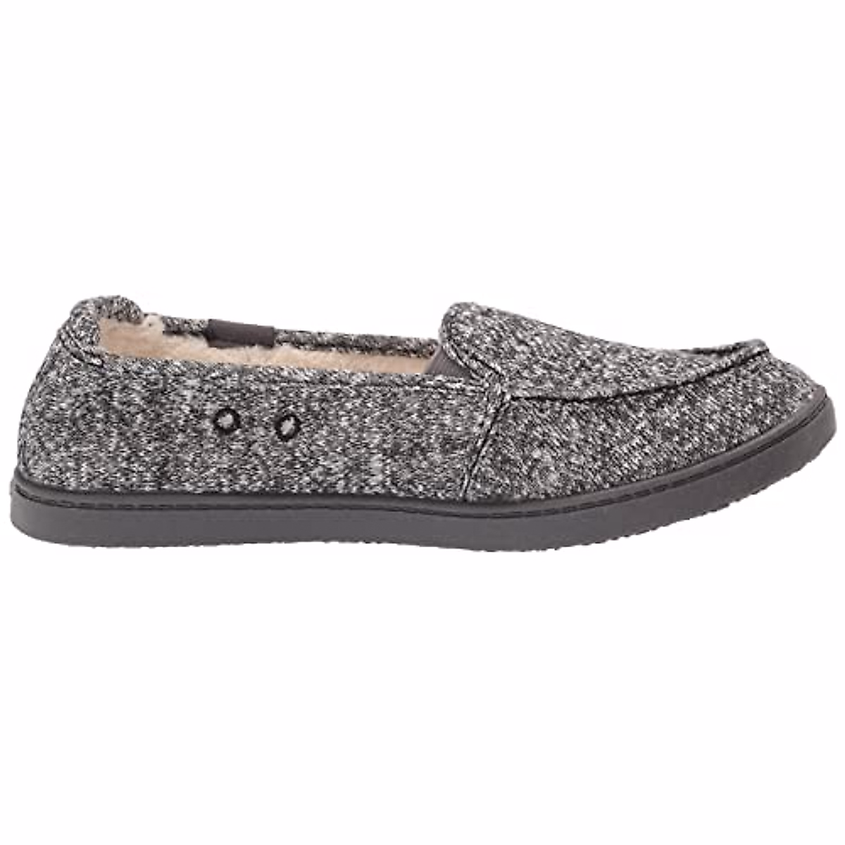 Roxy womens Minnow Faux Fur Slip on Shoe Sneaker, Black 214, 7.5 US